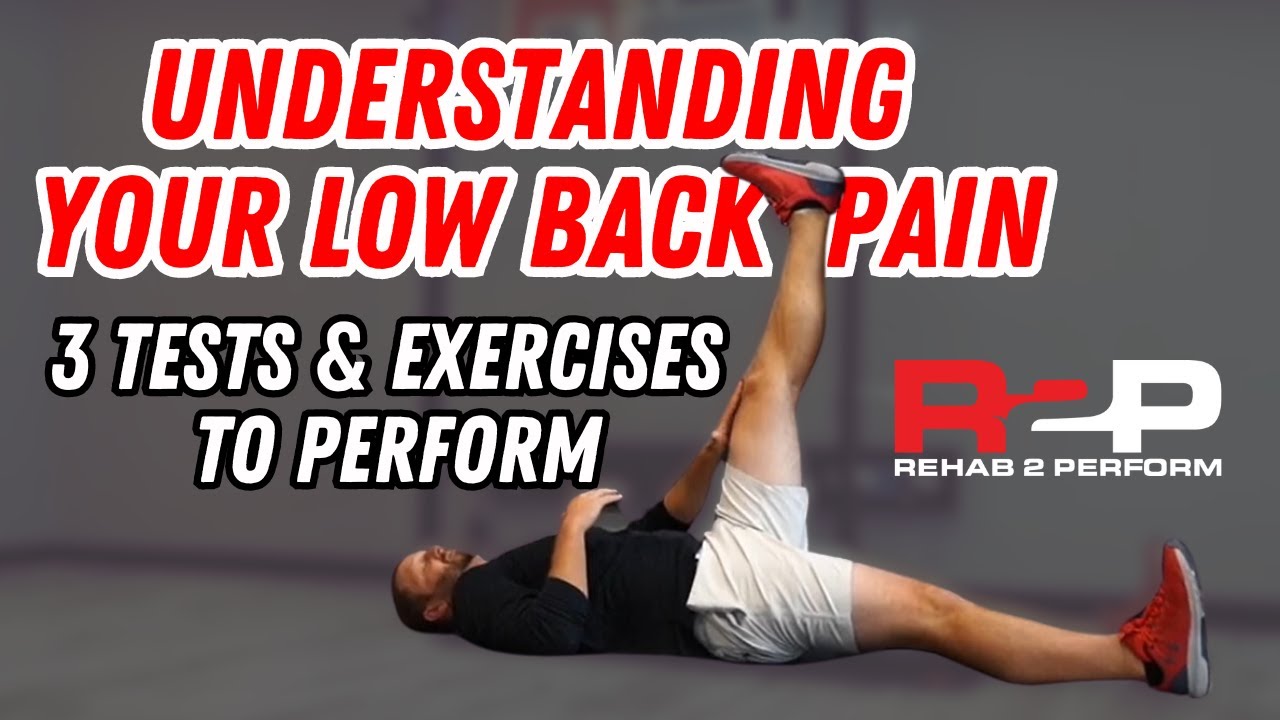 How 2 Relieve Non-Specific Low Back Pain - Rehab2Perform